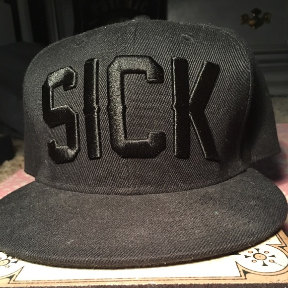 Accessories | Attila Stay Sick Black Adjustable Sick Hat | Poshmark